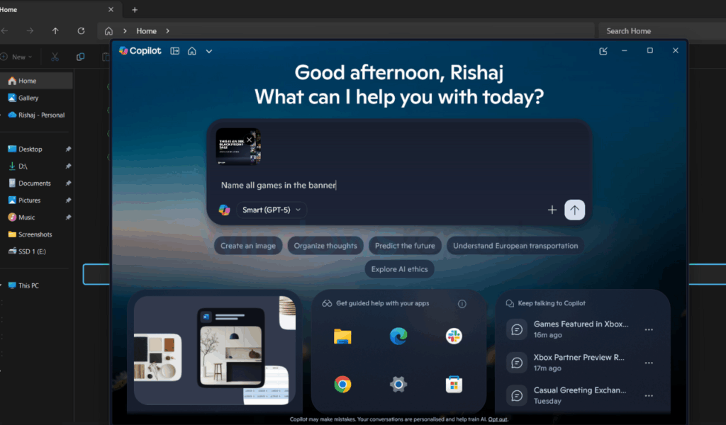 Hands-on With New "Ask M365 Copilot" Feature in Windows 11 File Explorer