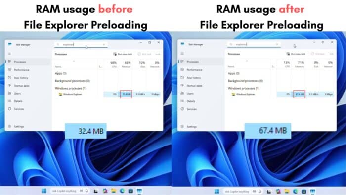 Microsoft Tried Preloading File Explorer to Make It Faster — A Test ...