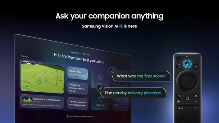 Samsung Vision AI Companion Turns Your TV Into a Smart Home Hub