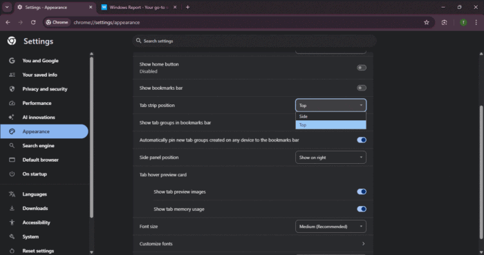 Chrome Makes Vertical Tabs Easier to Use with New Setting in Canary