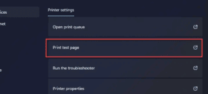Quick Guide to Printing a Test Page on Windows 11