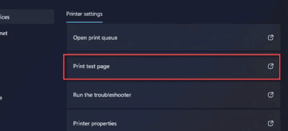Quick Guide to Printing a Test Page on Windows 11