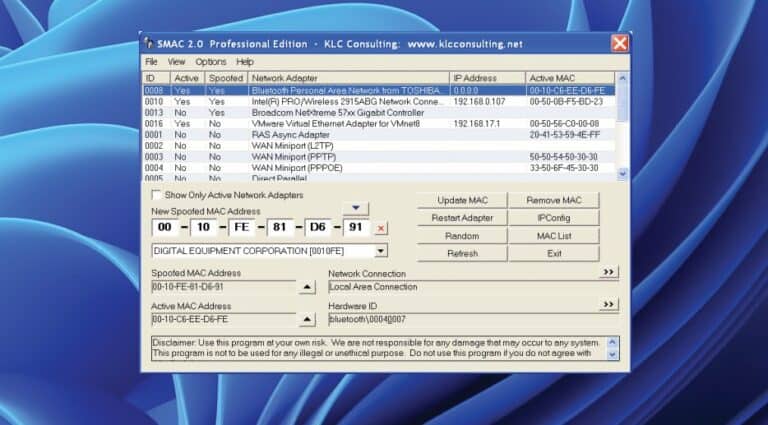 Best MAC Address Changer Tools For Your Windows PC