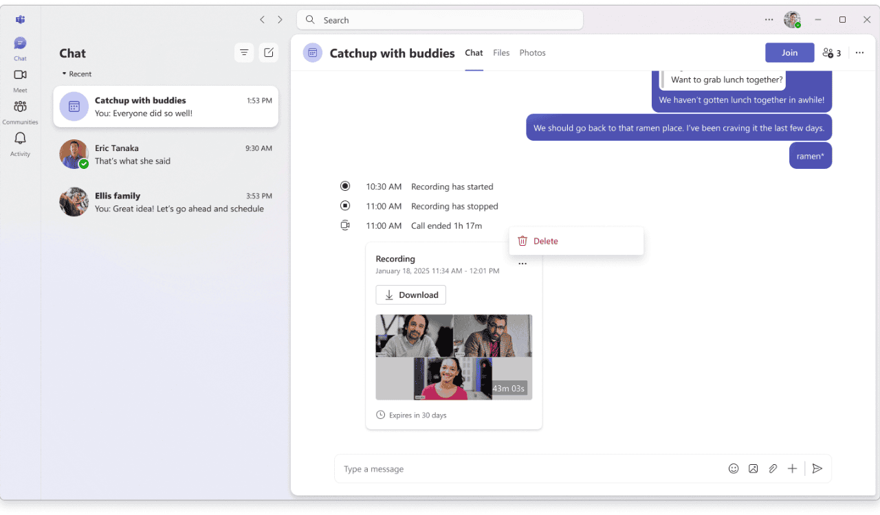Microsoft Teams Now Lets All Paid M365 Users Record Meetings & Calls