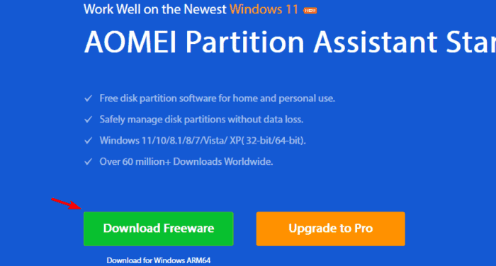 AOMEI Partition Assistant Standard Free Download & Overview