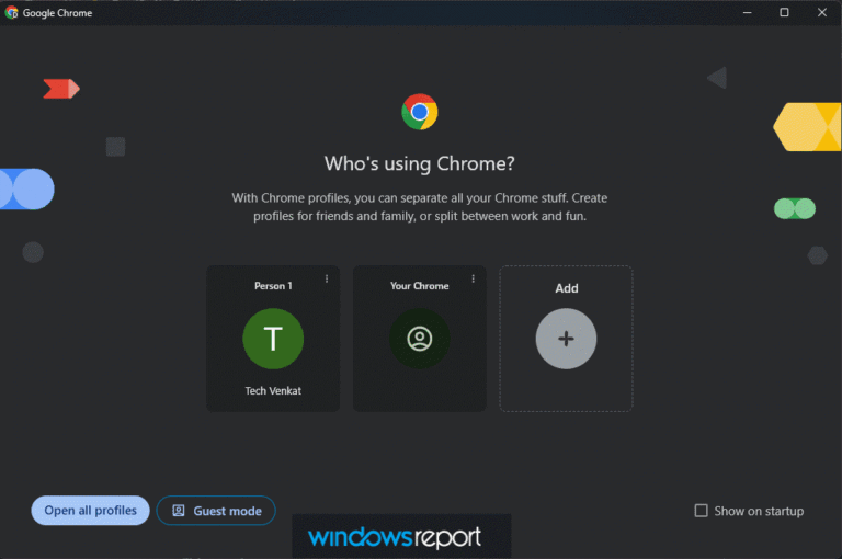 Chrome Tests ‘Open All Profiles’ Option in the Profile Picker