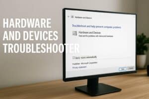 How To Use Hardware & Devices Troubleshooter On Windows 11