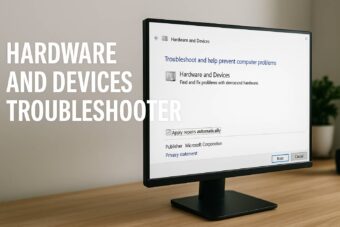 How To Use Hardware & Devices Troubleshooter On Windows 11