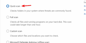 Windows Defender Full Scan vs Offline Scan Explained
