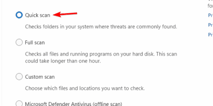 Windows Defender Full Scan vs Offline Scan Explained