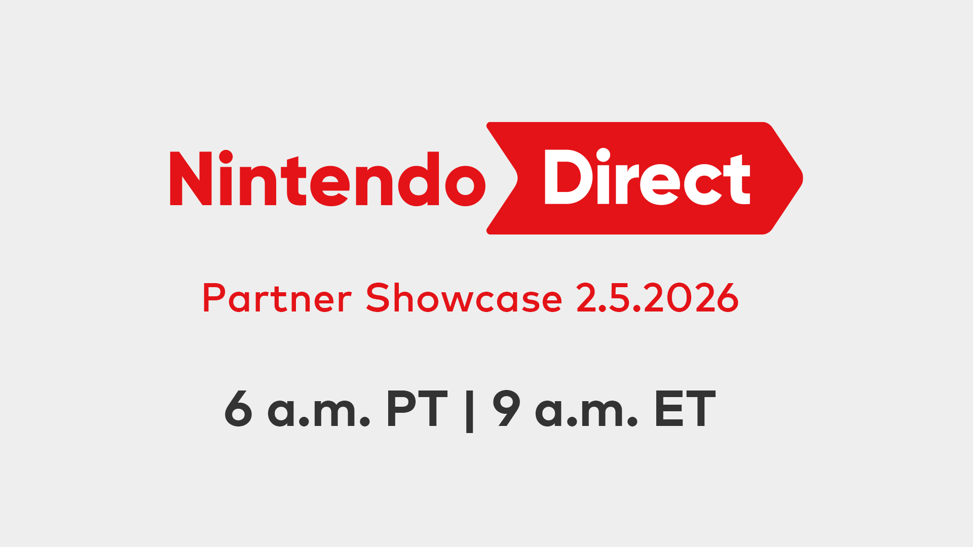 Nintendo Direct February 2026 Partner Showcase Date, Time, Where to ...