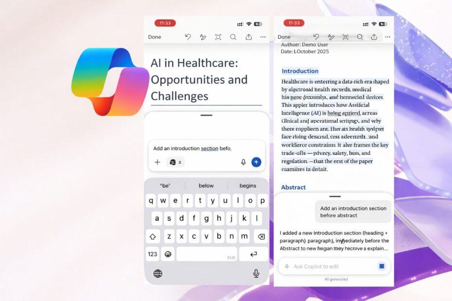 Microsoft Office Redesigned interface for Windows 11