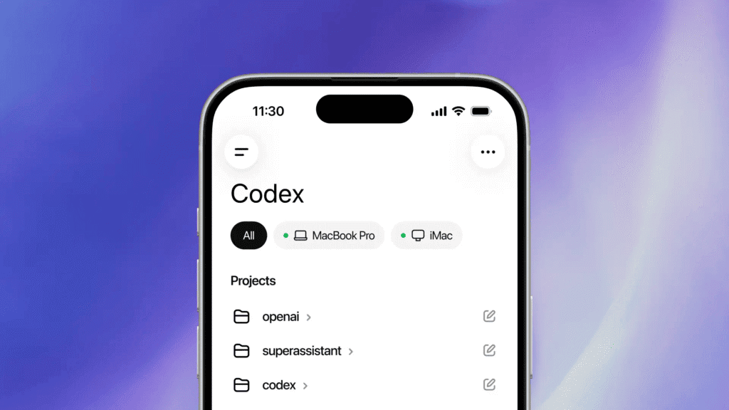 OpenAI Brings Codex to ChatGPT Mobile App