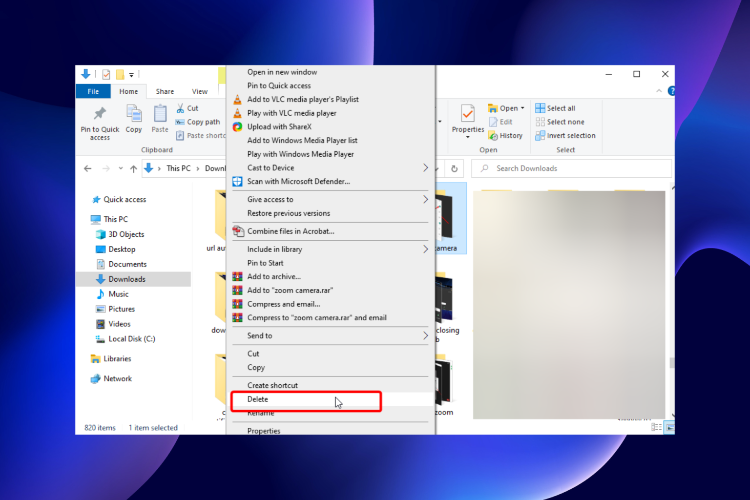 Kan du inte ta bort en mapp? Hur man tvångsraderar en mapp i Windows 10 ...