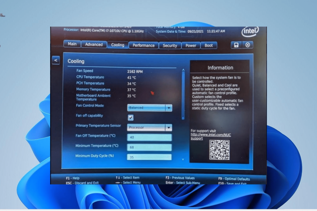 Controlar velocidade do cooler no Windows 11: - WindowsReport