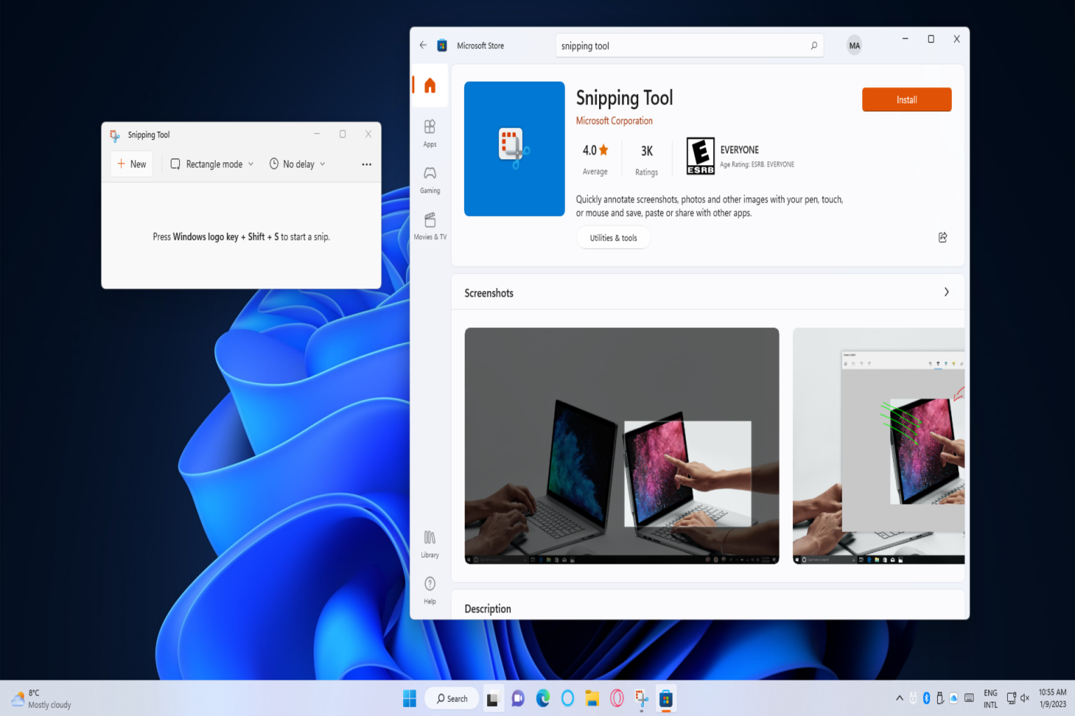 Como reinstalar a ferramenta de recorte no Windows 11: 3 maneiras ...
