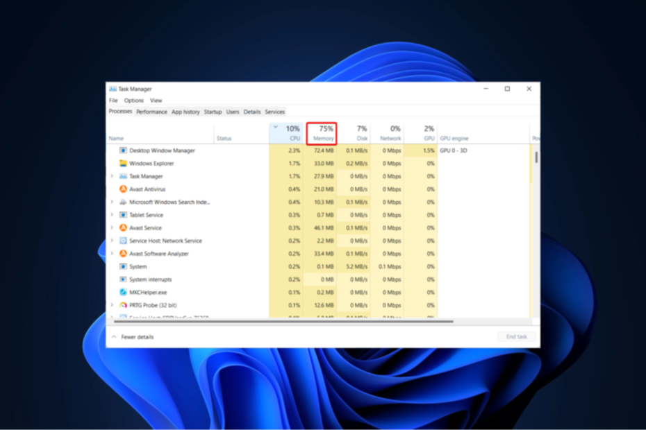 Alto Uso de Memoria RAM en Windows 11: 6 Pasos Para Reducirlo