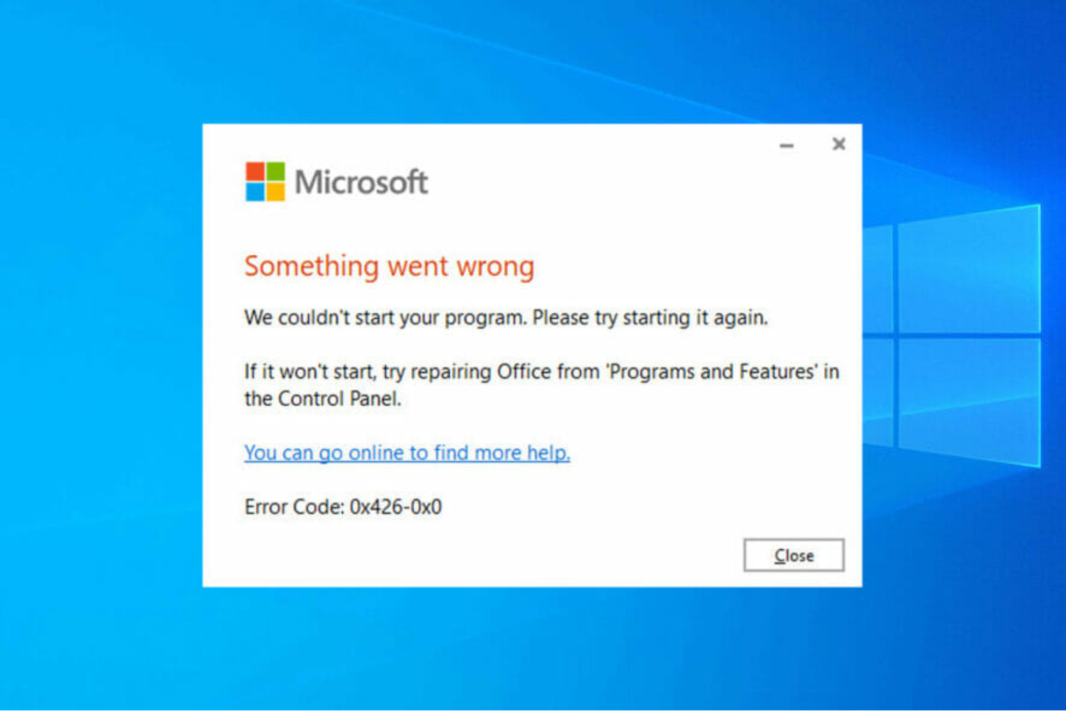 Código de Error 0x426-0x0 en Microsoft Office: Cómo Arreglarlo
