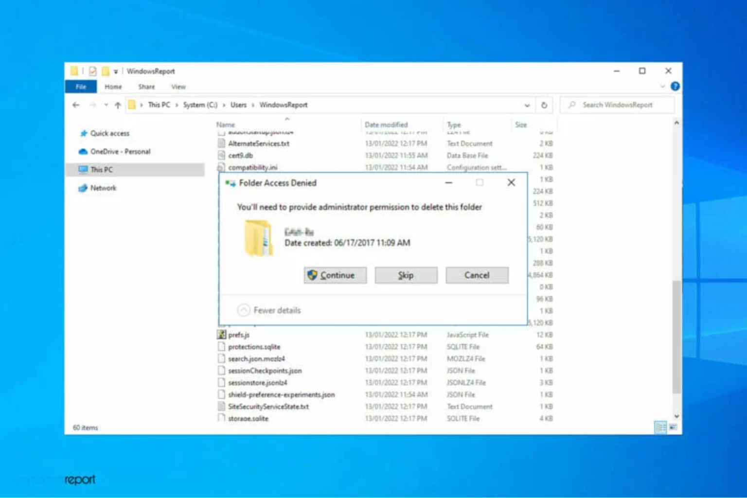 Cómo Dar Permiso de Administrador Para Eliminar Una Carpeta - WindowsReport - Vida tecnológica ...