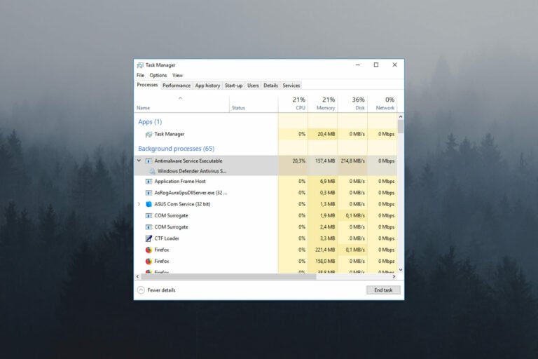 ¿Cómo Desactivar el Antimalware Service Executable?