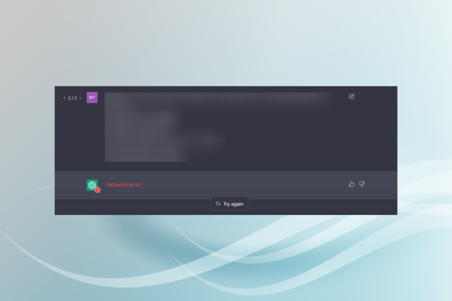 Error de Red en ChatGPT: 3 Soluciones Efectivas - WindowsReport - Vida ...
