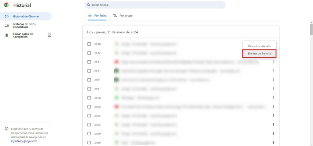 Ver Historial de Google Chrome por Fecha: Aprende Cómo