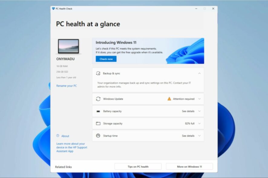 PC Health Check: Verifica se il tuo PC è pronto per Windows 11