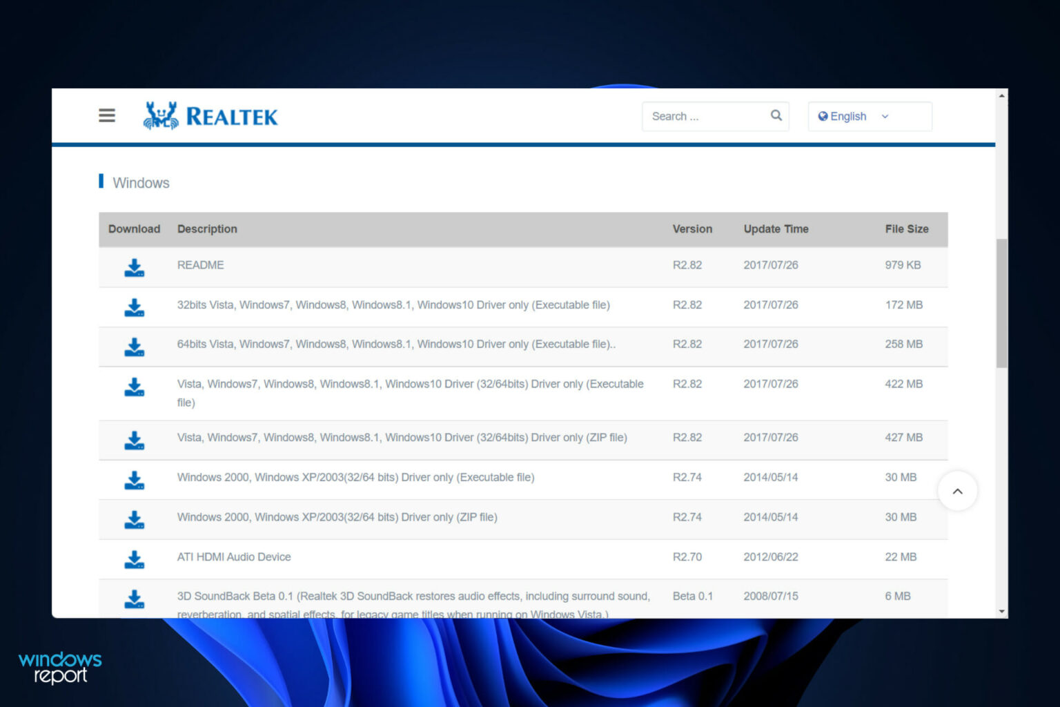 Scarica ASUS Realtek HD Audio Manager in Windows 11